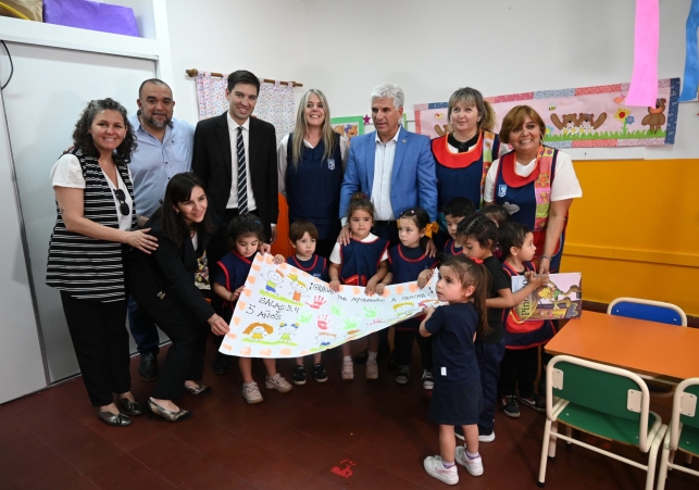 LA ESCUELA ‘GOBERNADOR LEÓN GUILLET’ INAUGURÓ LA SALA DE 3 AÑOS