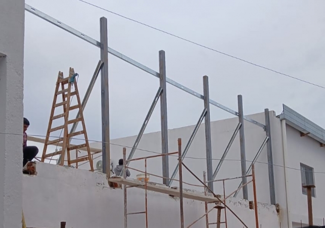 COMENZÓ LA AMPLIACIÓN DE LA ESCUELA ‘RAÚL BASILIO DÍAZ’ EN VILLA MERCEDES